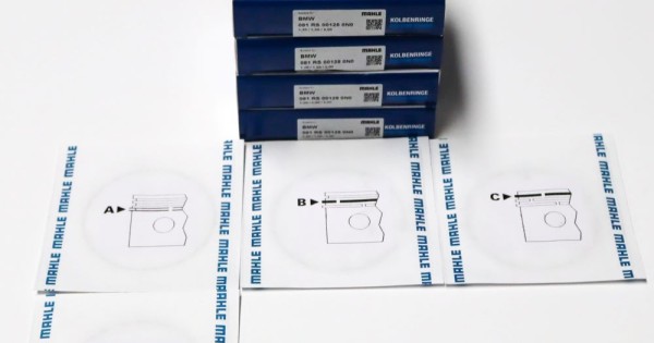 Set of Piston Rings for Morgan Plus Four 2.0 - B48B20B