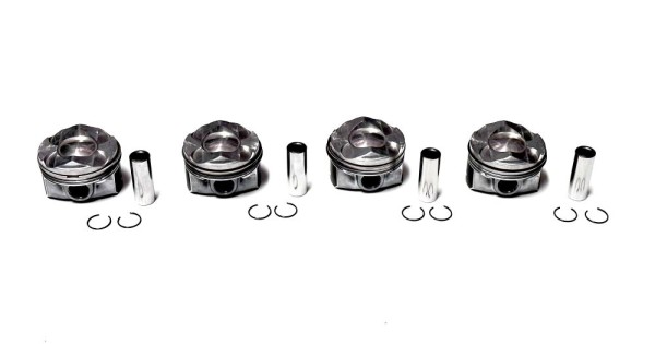 Set of 4 Pistons for Jaguar E-Pace, F-Pace, F-Type, XE & XF 2.0 ...