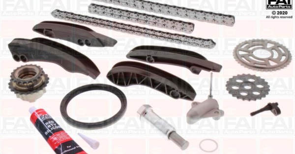 Timing Chain Kit with Gears for BMW 2.0d - B47C20 & B47D20