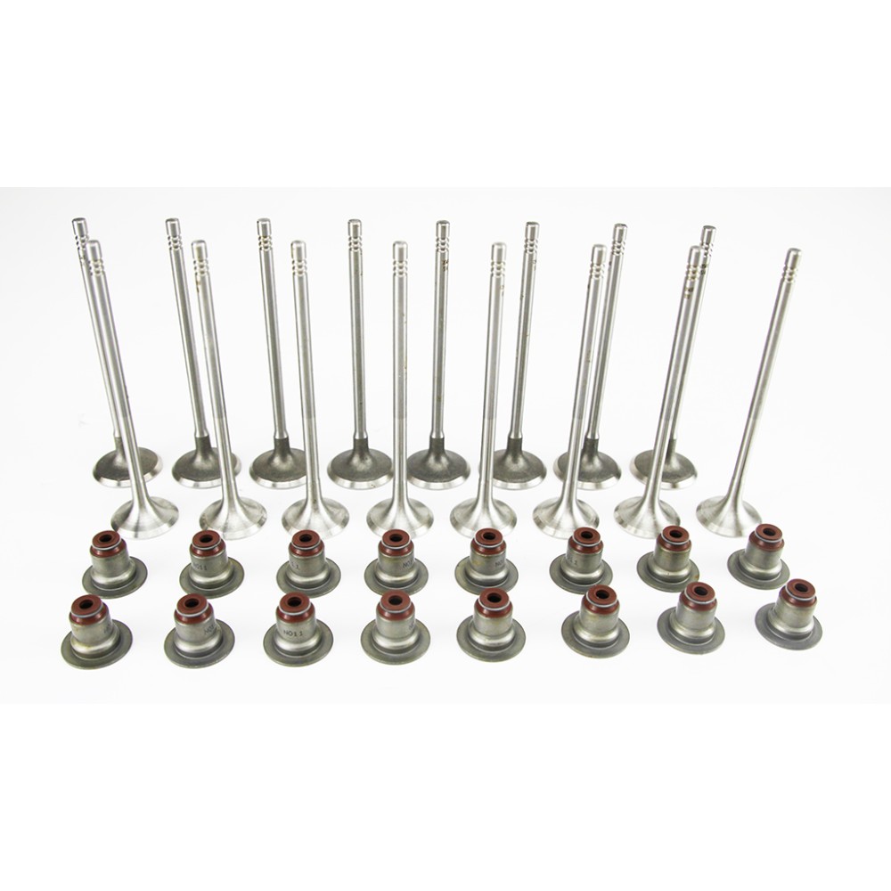 Set of Inlet & Exhaust Valves with Stem Seals for Mini Cooper & Cooper ...