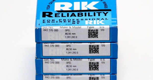 Piston Ring Set for Opel 1.8 16v - X18XE1, Z18XE, Z18XEL, Z18XER