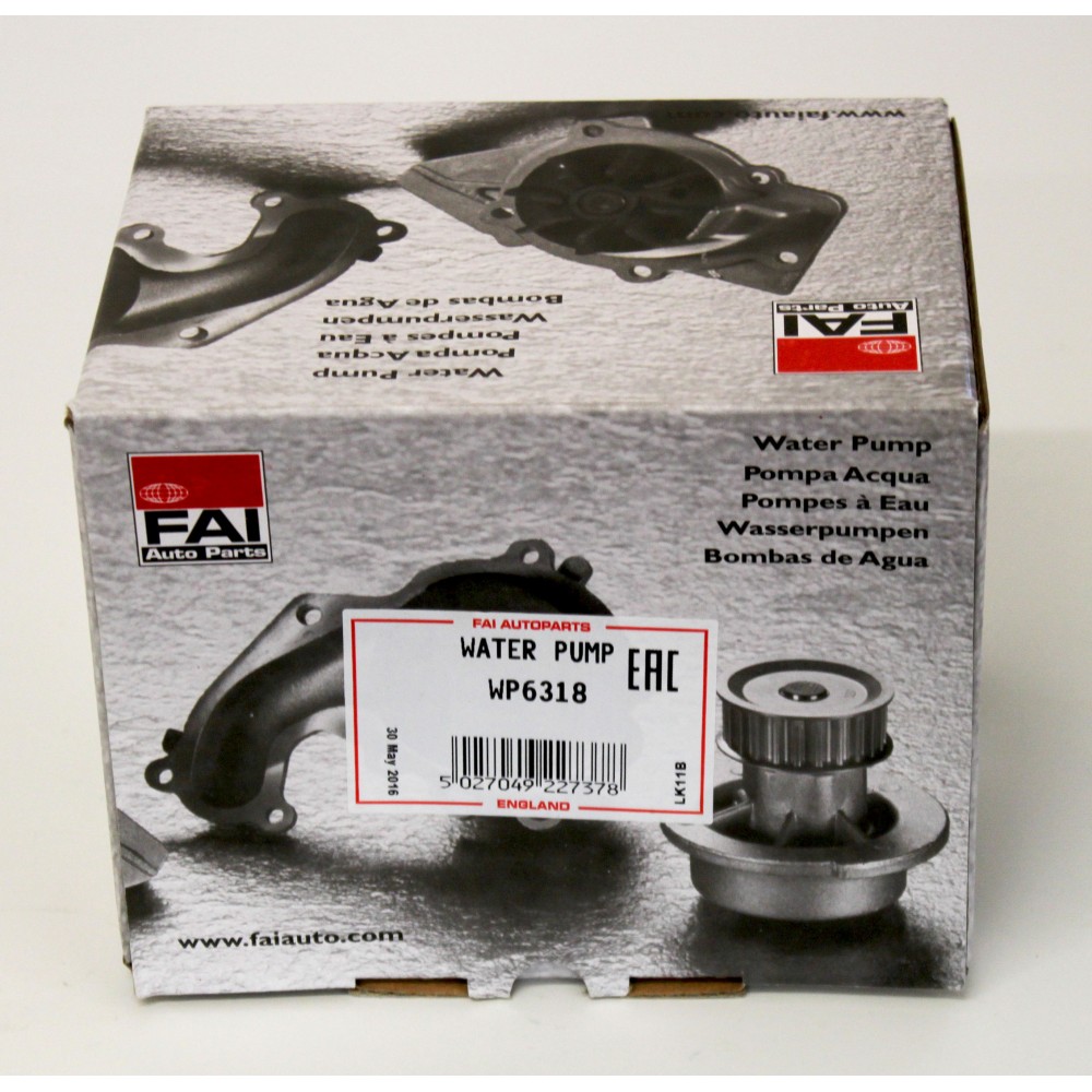 Water pump for Peugeot 1.6 HDi DV6